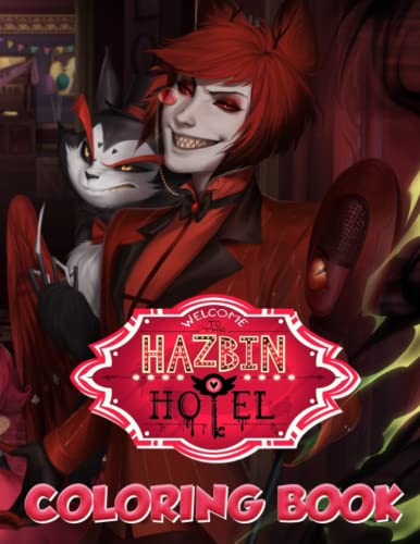 Hazbin Hotel Coloring Book: A Cool Coloring Book With Many ...