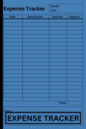 Expense Tracker: Simple log for Daily Expense Tracker Organizer Log ...