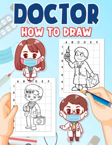 How To Draw Doctor: Drawing Easy and Simple of Doctor Creatures | For ...