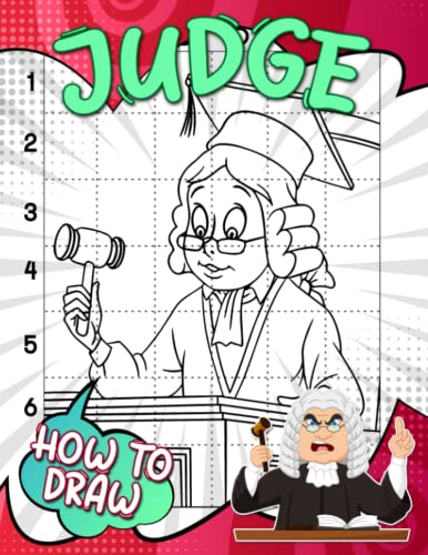 How To Draw Judge: Easy Drawing Guide Book With 30 Simple Pictures ...