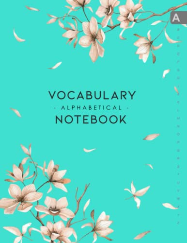 Vocabulary Notebook Alphabetical: 8.5 x 11 Notebook 3 Columns Large ...