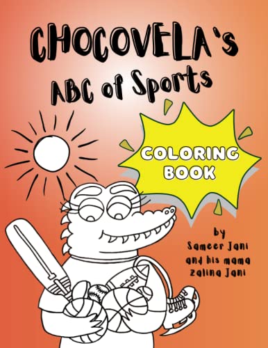 Chocovela's ABC of Sports. Coloring Boook: Activity book for Kids with ...