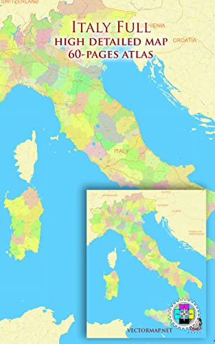 Italy Tourist Map: Italy Road Map, exact High Detailed map. by Kirill ...