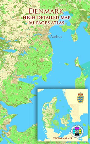 Denmark Travel Map: Denmark Road Map, exact High Detailed map. by ...