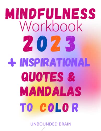 Mindfulness Journal Workbook With Coloring Quotes | Mindfulness ...