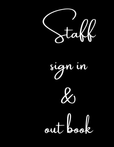 Staff sign in and out log book: 2289 formes by DEMIKAZ | Goodreads