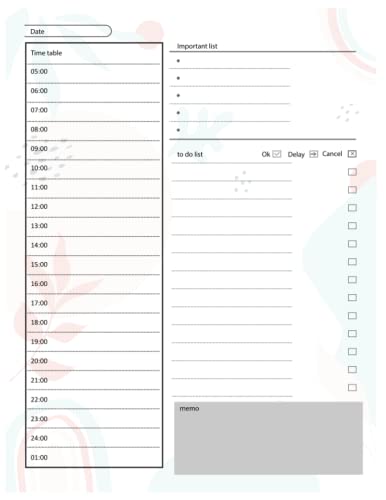 Daily planner: Desk Notepad, Motivational Daily Calendar, Task Planner ...