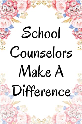 School Counselors Make A Difference: Cute School Counselors Notebook ...