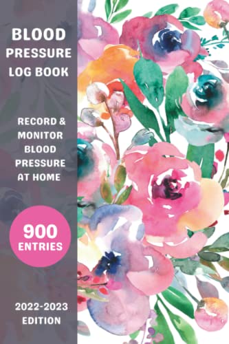 Blood Pressure Log Book: Record & Monitor Blood Pressure and Heart Rate ...