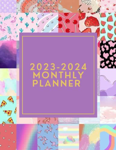 2023-2024 Monthly Planner: Large Two Year Planner Calendar Schedule ...