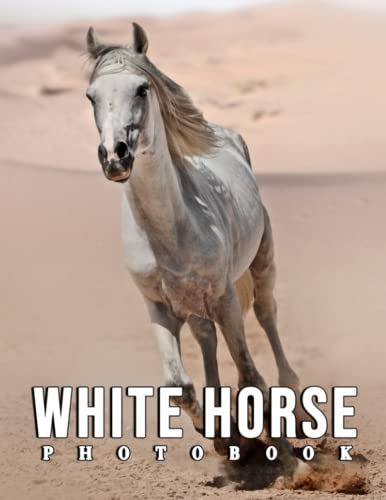 A Photo Book Of White Horse: A Great Gift With Compelling And ...