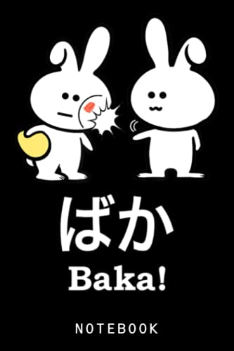 Japanese Anime Baka Rabbi Bunny Slap Kawaii Notebook: Cute Anime Girl ...
