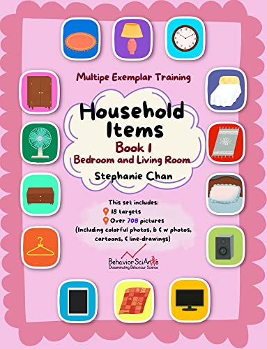 Multiple Exemplar Training - Household Items Book 1: Vocabulary Builder ...