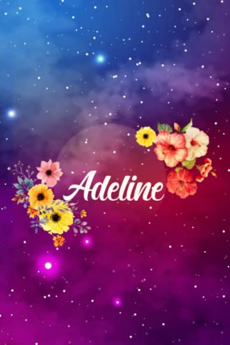 Adeline Lined Writing Notebook (6'x9'): Notebook with Personalized Name ...