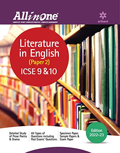 All In One Literature in English (Paper 2) ICSE Class 9 and 10 2022-23 ...