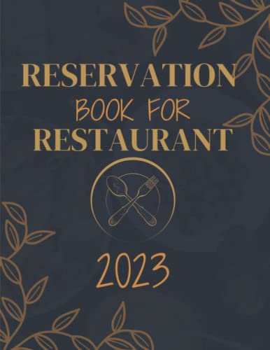 Reservation Book For Restaurant: Daily Reservation with 365 pages by ...
