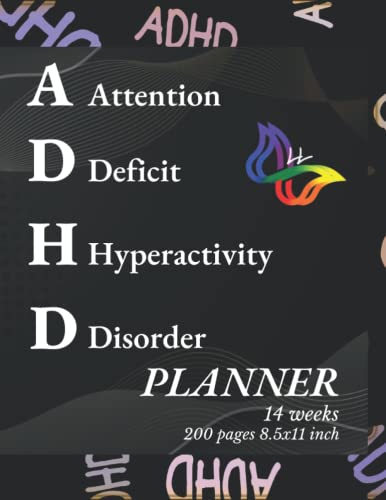 ADHD Planner: 14 Weeks Schedule Organizer for Adults And Teens | Daily ...