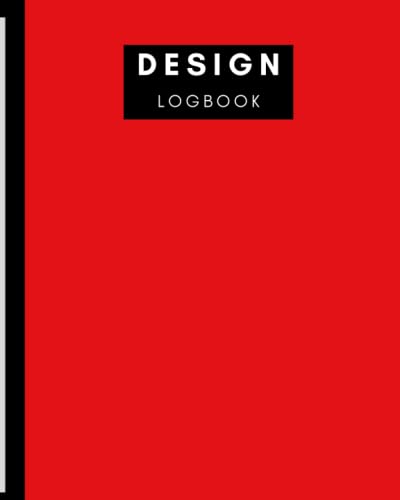 8" x 10" Design Logbook with graph paper - 100 pages Red: Imperial 1/4 ...
