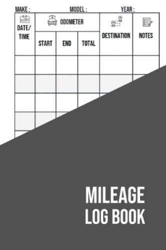 Mileage Log Book: Pocket-Size Journal to Keep Track of Mileage for ...