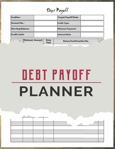 Debt Payoff Planner: A Simple Debt Payoff Tracker to Keep Bills ...
