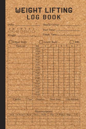 Weight Lifting Log Book: Fitness Journal for Men and Women by Cute Care ...