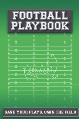 Football Playbook: Save Your Plays, Own The Field! Blank Field Diagrams ...