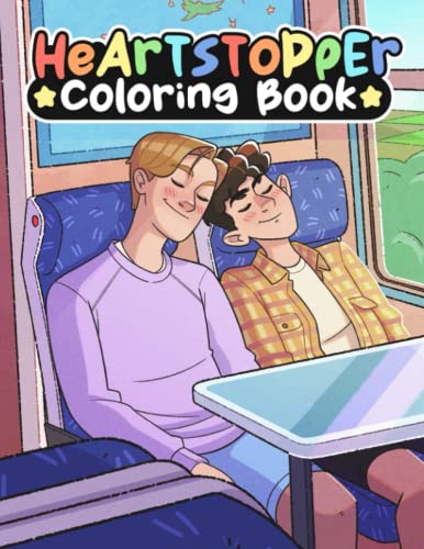 Heart Stopper Coloring Book: Gay Romance Coloring Book For Adults ...
