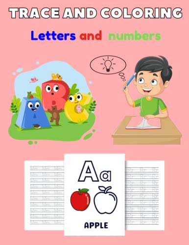 Trace and coloring Letters and numbers: abc letter tracing ...