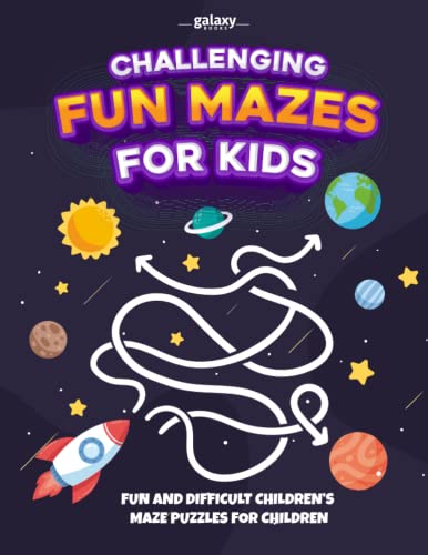 Challenging Fun mazes For Kids: Fun And Difficult Children’s Maze ...