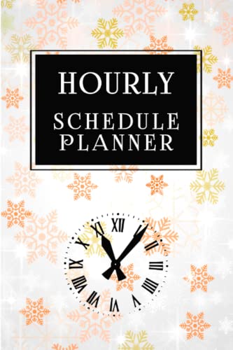 Hourly Schedule Planner: 6 AM To 10 PM Vintage Daily Time Management ...