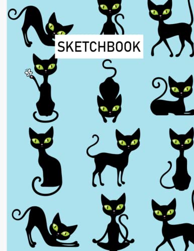 Cat Sketchbook: Sketchbook with Blank Pages for Notes and To-Do Lists ...