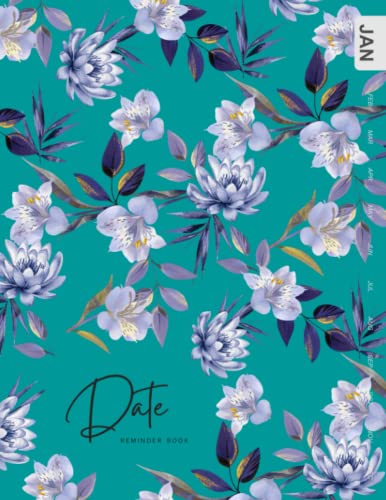 Date Reminder Book: 8.5 x 11 Large Notebook for Recording Birthdays ...