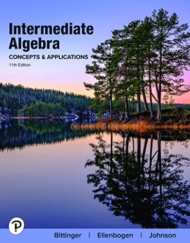 Intermediate Algebra: Concepts and Applications by Marvin L. Bittinger ...