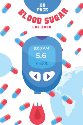 Blood Sugar Log Book: Weekly Diabetic Glucose Monitoring 109 weeks or ...