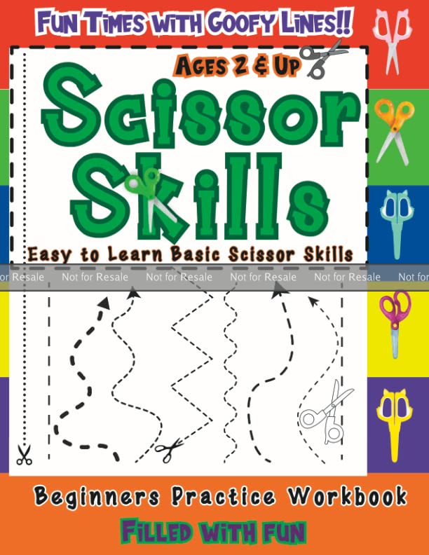 PROOF: Scissor Skills Beginners Practice Workbook Ages 2 and Up: Fun ...