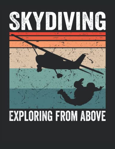 Skydiving exploring from above: Annual planner and weekly calendar 2023 ...
