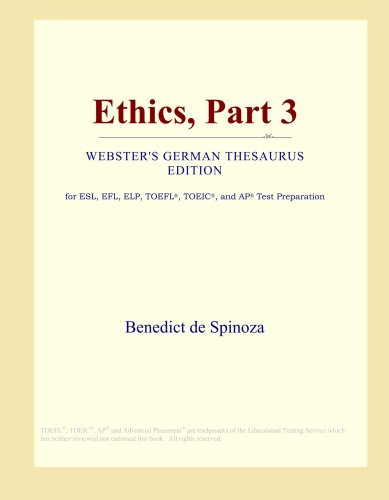 Ethics, Part 3 (Webster's German Thesaurus Edition) by Icon Group ...