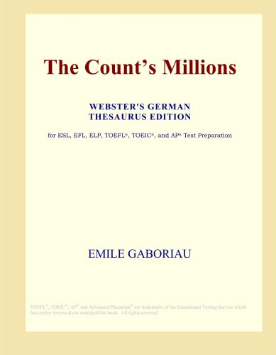 The Count's Millions by Icon Group | Goodreads