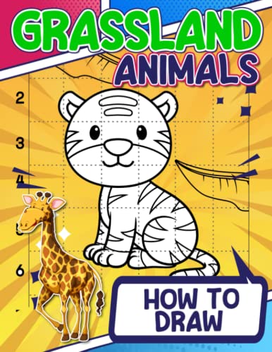 How to Draw Grassland Animals: Simple Mammals Pages to Drawing Step by ...