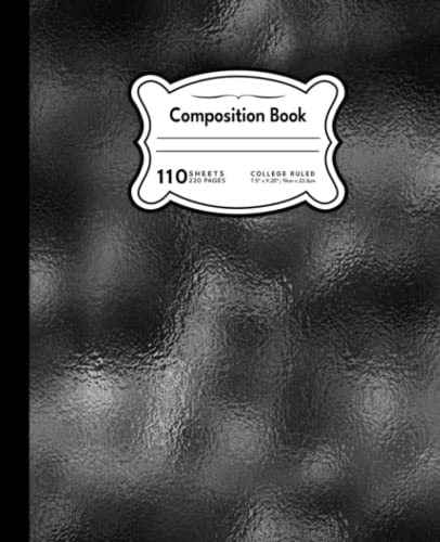 Composition Book College Ruled: Multipurpose Notebook l Aesthetically ...