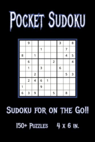 Pocket Sudoku: Sudoku for on the Go, 150+ puzzles, 4 x 6 in. by JDR ...