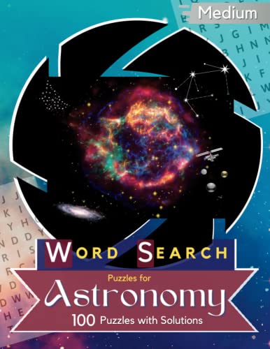 Word Search Puzzle For Astronomy 100 Puzzles With Solutions Medium Word Search Puzzle For Astronomy 100 Puzzles With Solutions Medium