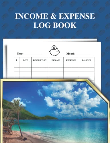 Income And Expense Log Book: Simple Daily Income And Expense Tracker ...