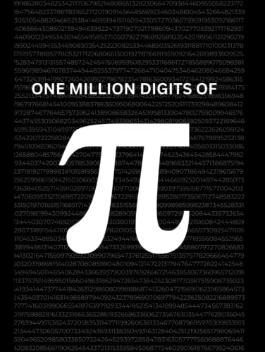 One Million Digits Of Pi By Syed K R Goodreads
