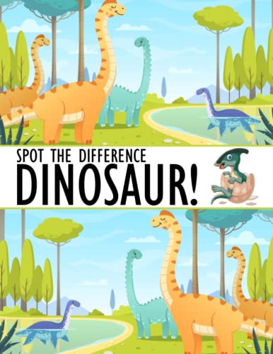 Spot the Difference Dinosaur!: A Fun Picture Puzzle Books for Children ...