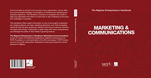 The Nigerian Entrepreneur's Handbook: Marketing & Communications Book ...
