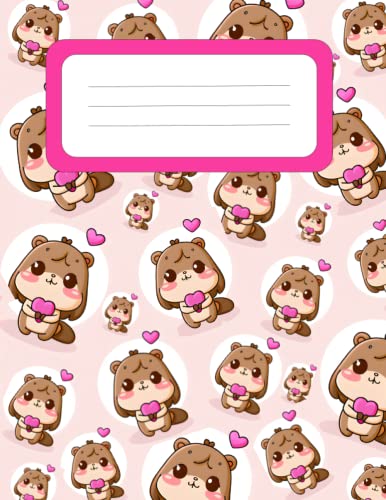 Groundhog Journal: Cute & Lovely College Ruled woodchunk Notebook cover ...