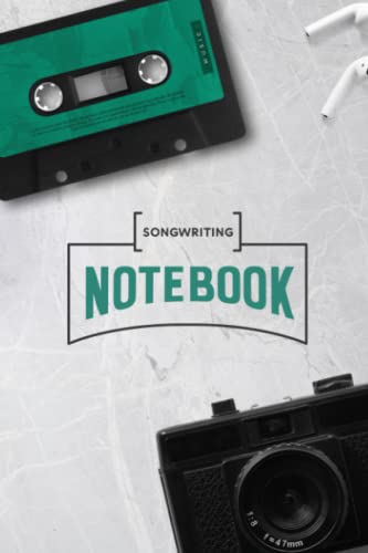 Songwriting Notebook: Musicians journal For writing lyrics For Girls ...