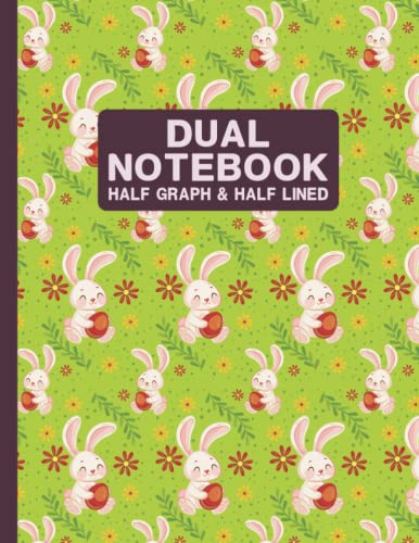 Dual Notebook: 4x4 Quad Ruled Grid Paper Engineering Notebook for ...
