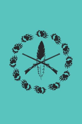Native American Journal Southwest Bear Paws Feather Rifle: Turquoise ...